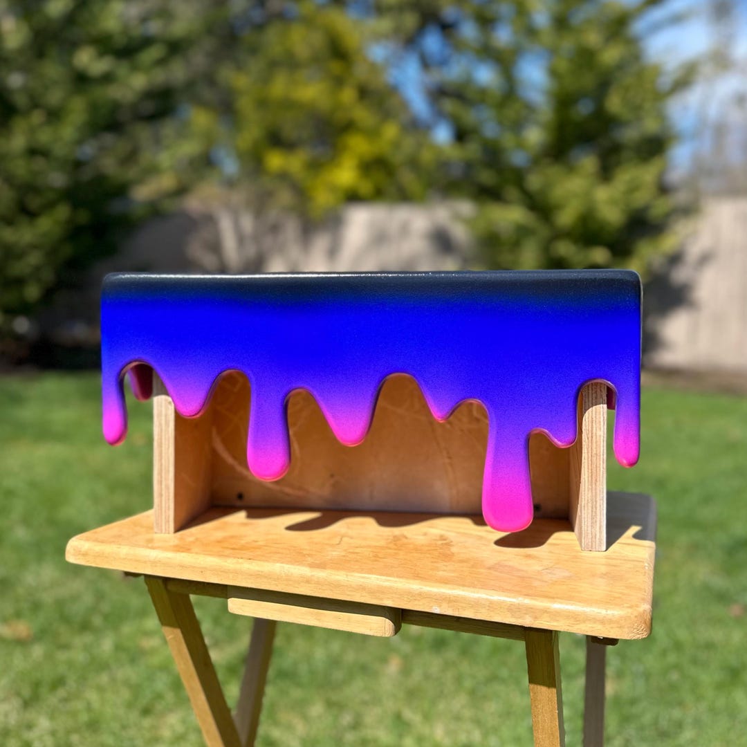 Trippy Drippy Shelf | Retro Room Decor | Vaporwave Floating Shelf ...