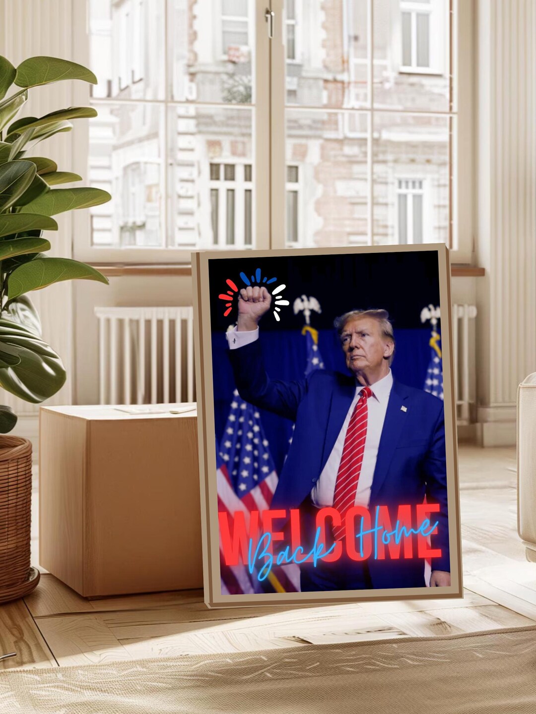 Welcome Back Home Trump, Daddy's Home Poster, President Trump 2024 ...