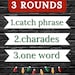 Christmas Fishbowl,christmas Game, Christmas Party Game, Christmas ...