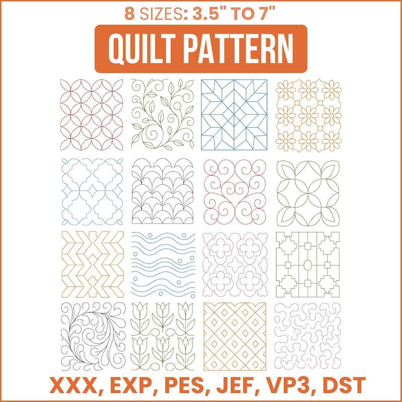 Background Quilting Designs - Etsy