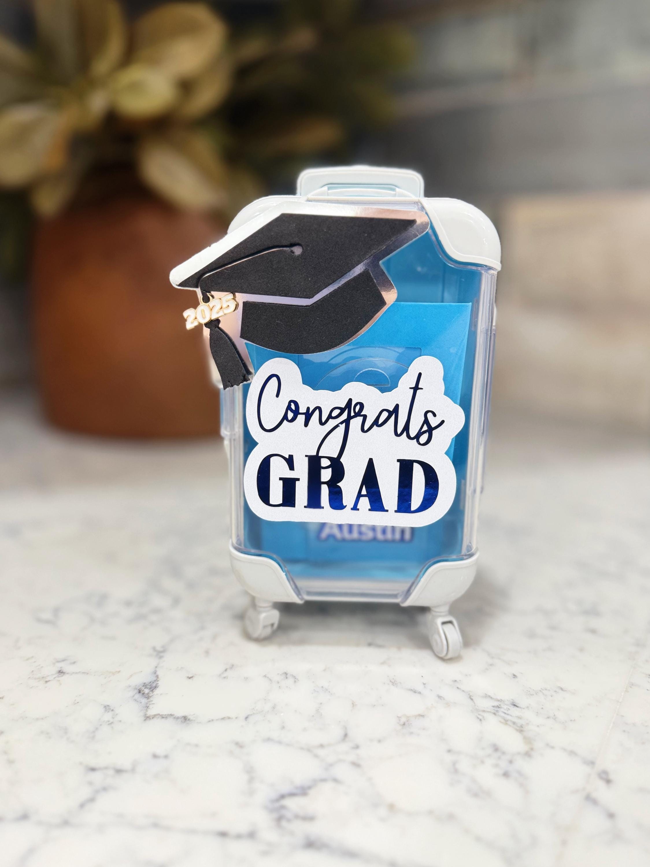 Graduation Gift Mini Suitcase | Personalized “congrats Grad” Favor ...