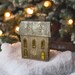 Gold Finished Gingerbread LED House - Etsy