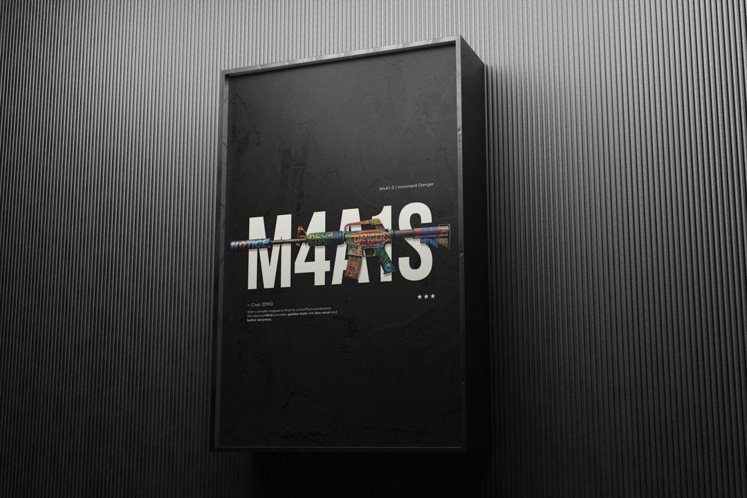 M4A1-S Imminent Danger Print M4A1-S Imminent Danger Factory New CS2 ...