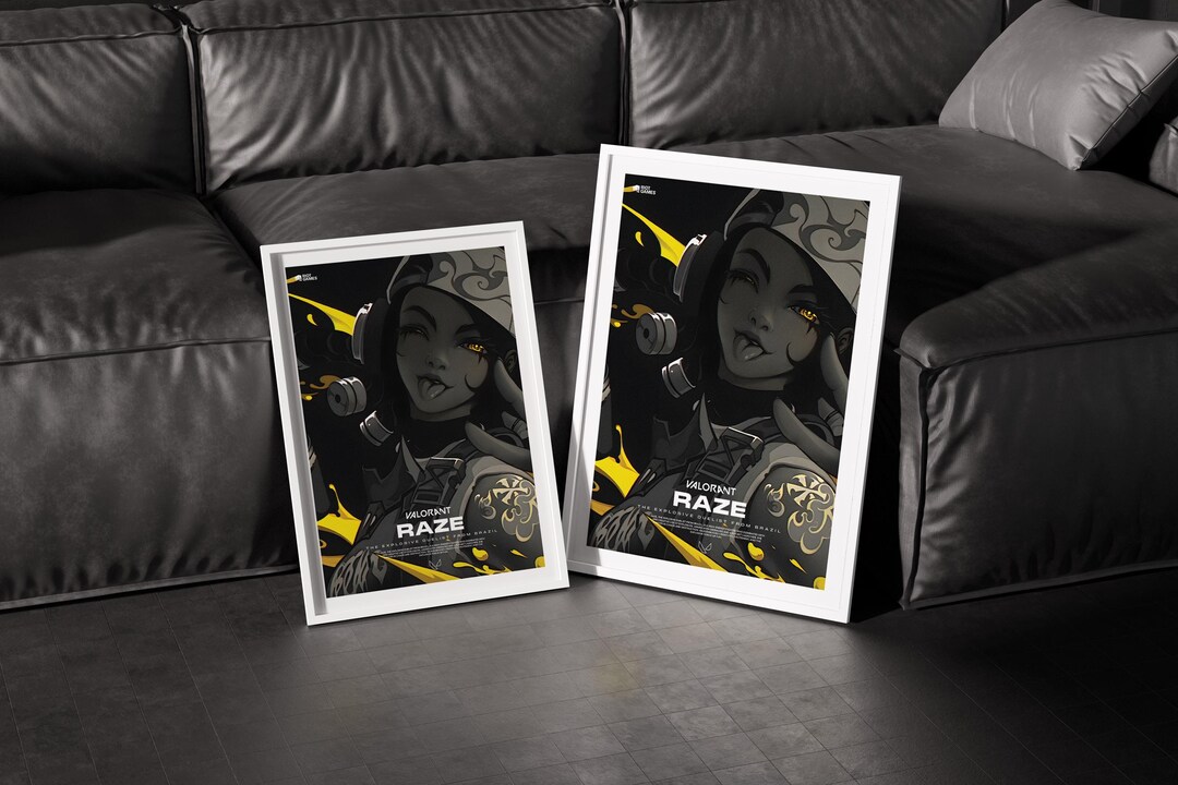 Raze Valorant Poster Valorant Raze Print Valorant Raze Agents Poster ...