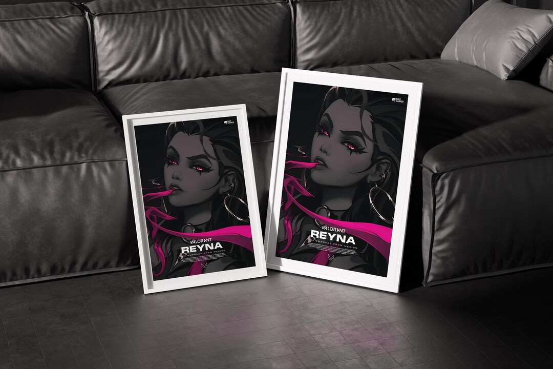 Reyna Valorant Poster Valorant Reyna Print Valorant Reyna Agents Poster ...
