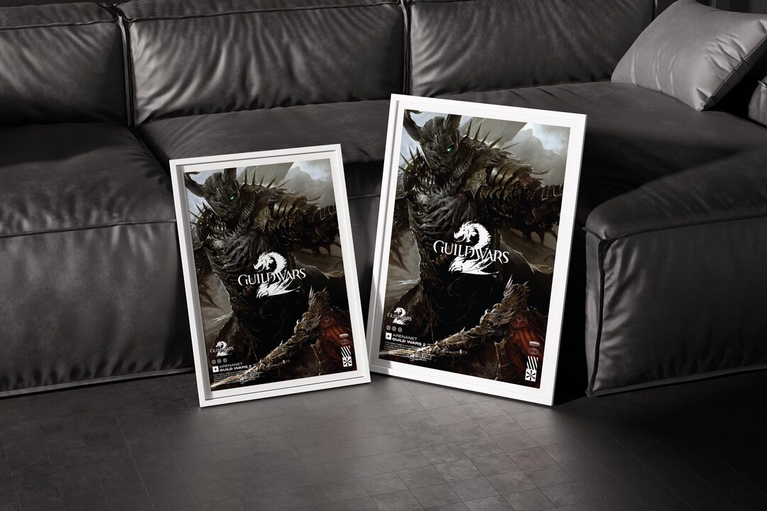 Guild Wars 2 Poster Guild Wars 2 Wall Art Game Poster Atmospheric ...