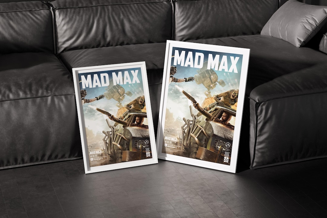Mad Max Poster Mad Max Wall Art Game Poster Atmospheric Artwork Cult ...