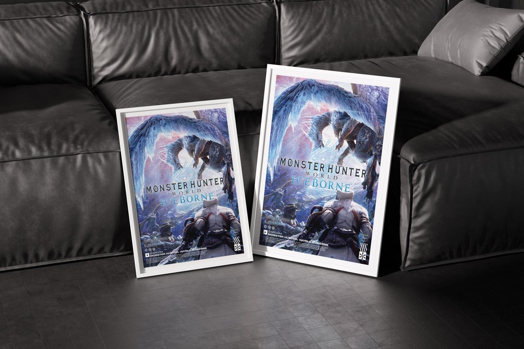Monster Hunter Poster Monster Hunter Wall Art Game Poster Atmospheric ...