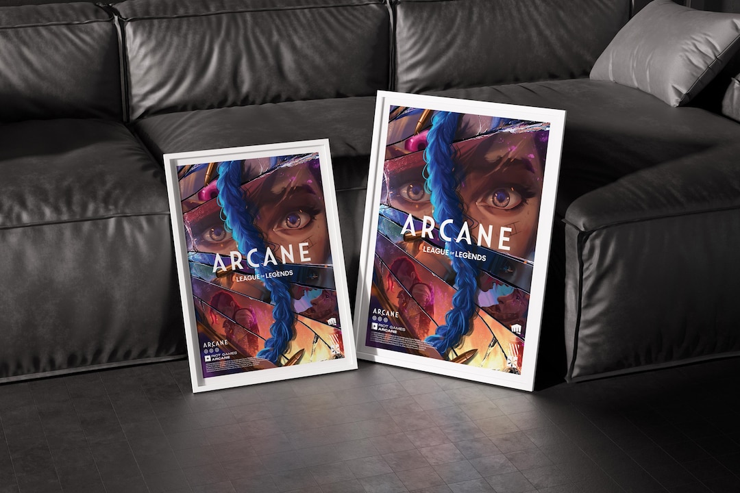 Arcane Poster Arcane Print Arcane Wall Art League of Legends Prints ...