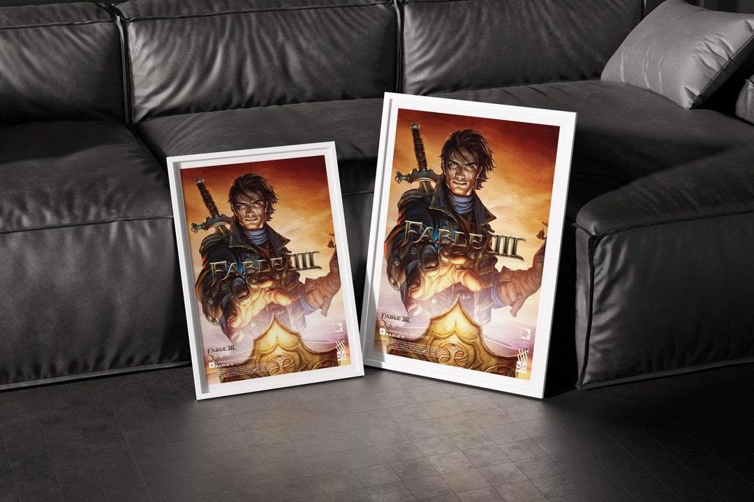 Fable 3 Poster Fable 3 Wall Art Game Poster Atmospheric Artwork Cult ...
