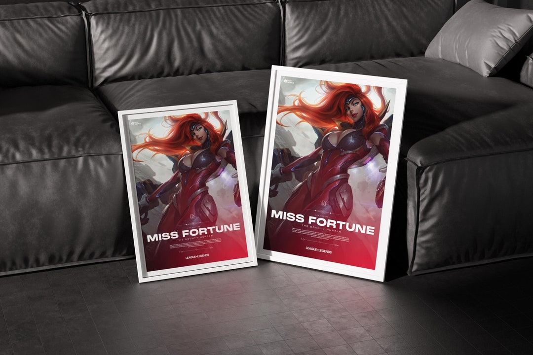 Miss Fortune Poster Miss Fortune Print League of Legends Poster League ...