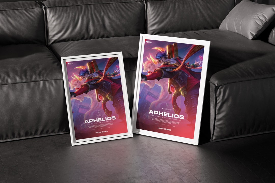 Aphelios Poster Aphelios Print League of Legend Wall Art Lol Game Art ...
