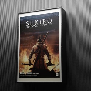 Sekiro Shadows Die Twice Poster Sekiro Shadows Die Twice Wall Art Game ...