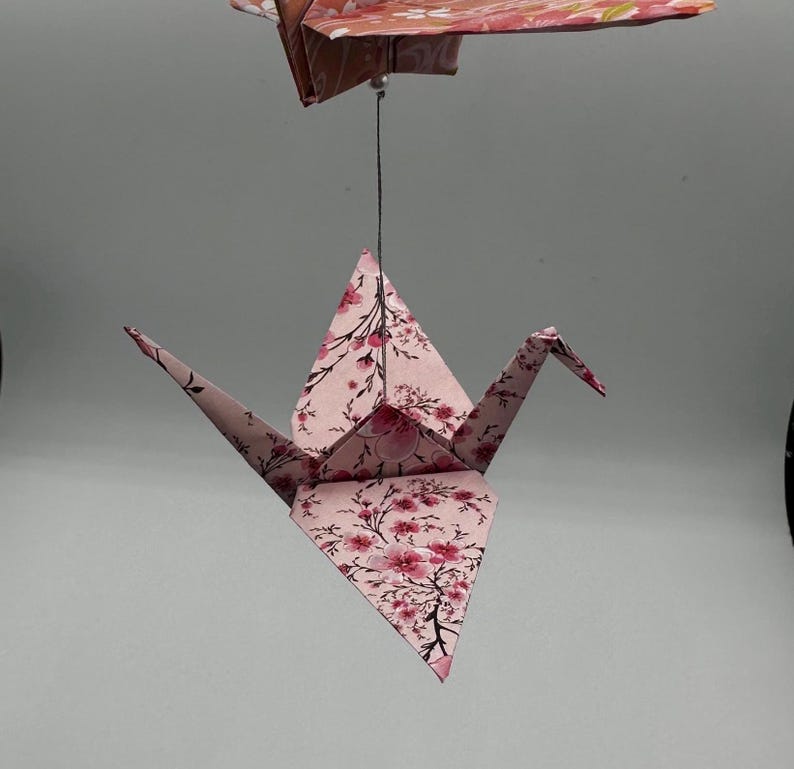 20 Origami Cranes – Symbol of Peace and Good Fortune, Colorful Cherry ...