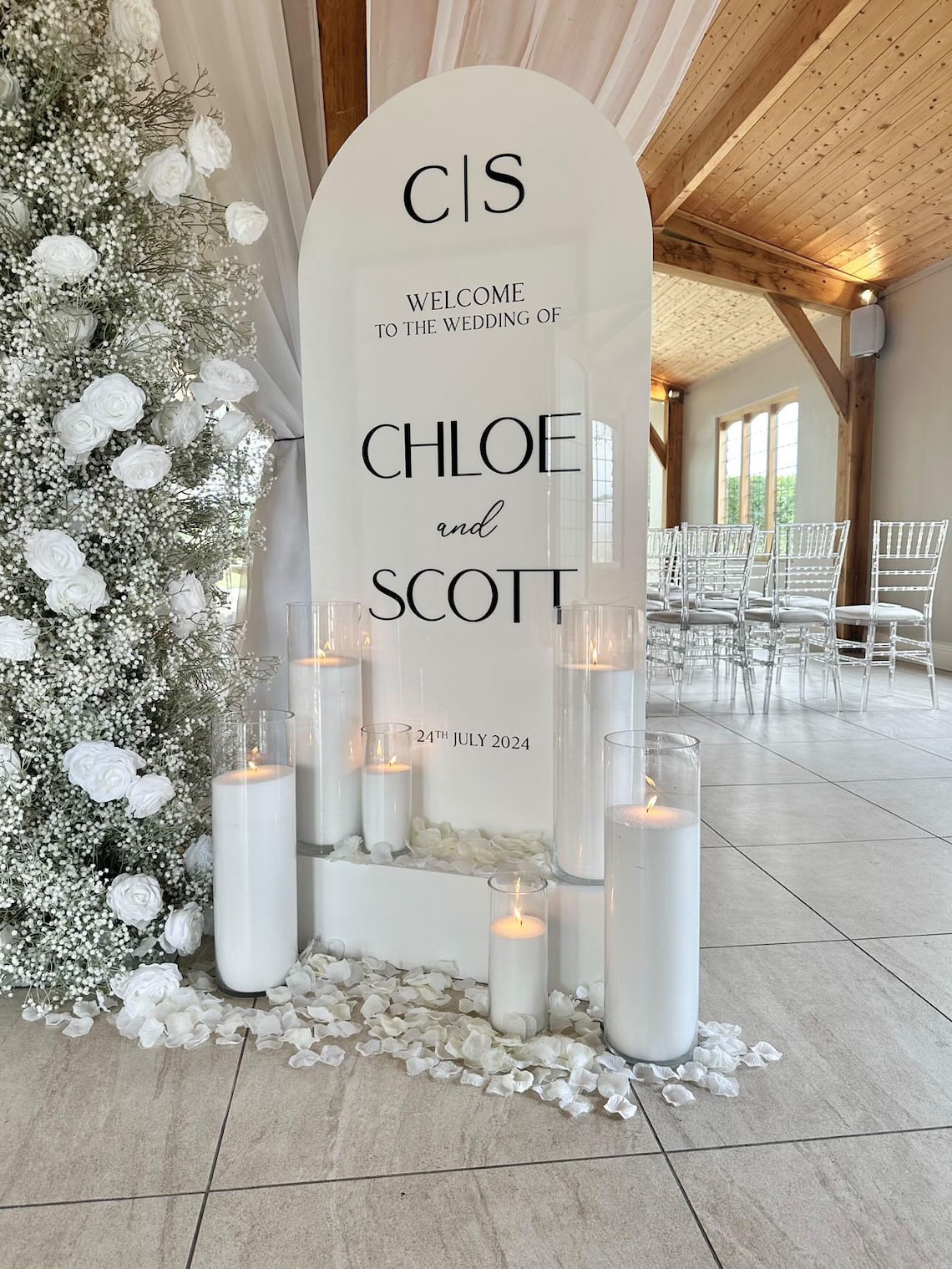 STAND ONLY - White Wooden Box Stand for Acrylic Sign - Etsy UK