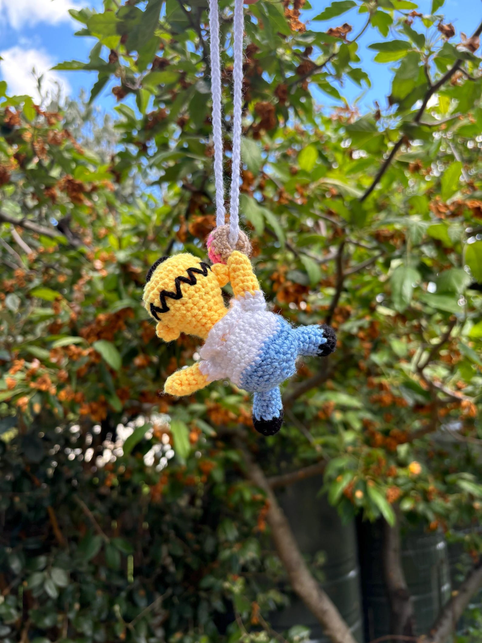 Homer Simpson Crochet Pattern, Car Hanging Homer Simpson, PDF Eng - Etsy