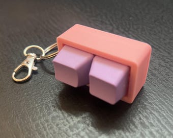 Honey Pastries Keycap Clicky Fidget Keychain FULL BUILT With Keycaps ...