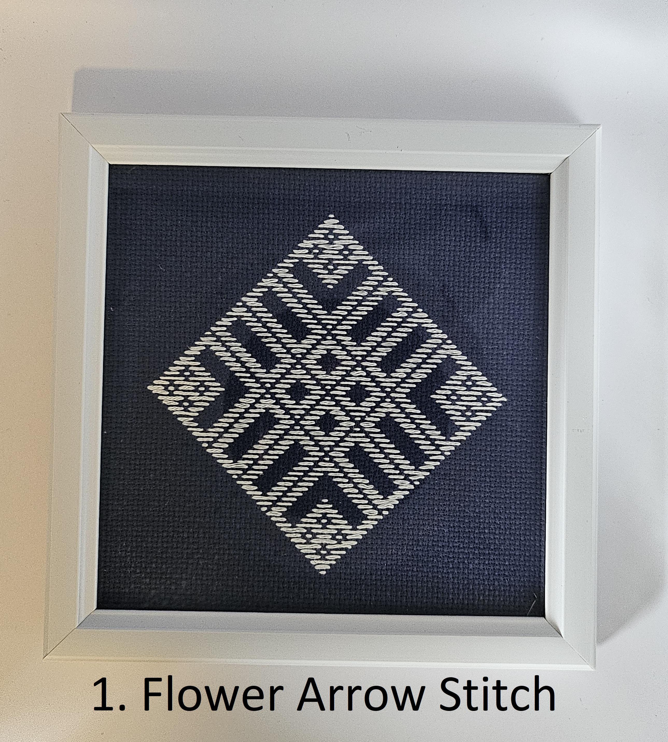 Large Framed Kogin Embroidery - Etsy