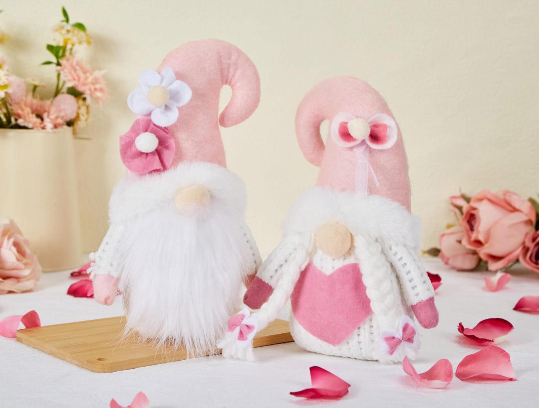 Valentine's Day Gnome Gift,love Gnome,valentines Day Set of His and Her ...