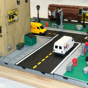 N-scale City Accents - 15 Pcs - Benches, Garbage, and Phones - Printing ...