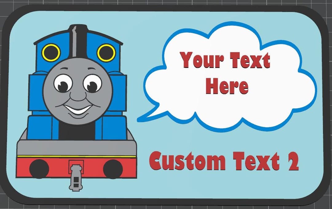 Custom Thomas and Friends Train Inspired Room/door Signs Personalized ...