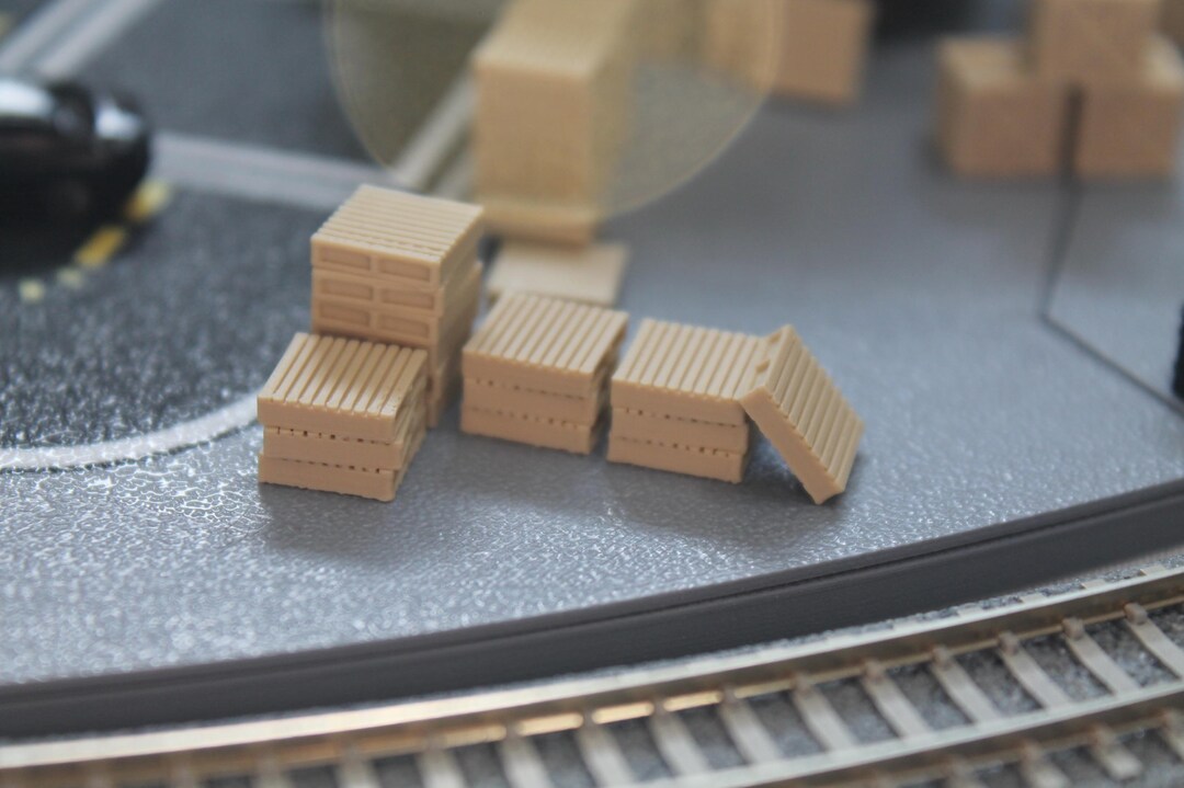 N-scale Pallet Collection - Industrial Storage & Shipping - 12 Pcs ...