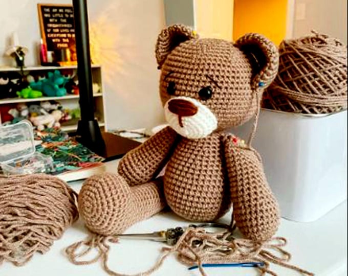 Patrón de crochet de osito de peluche Patrones de crochet Amigurumi ...
