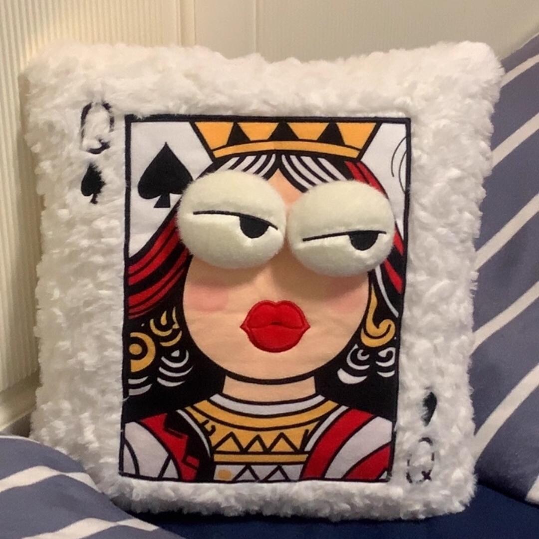 Novelty King of Spades Plush Pillow, Playing Card Throw Pillows, Funny ...