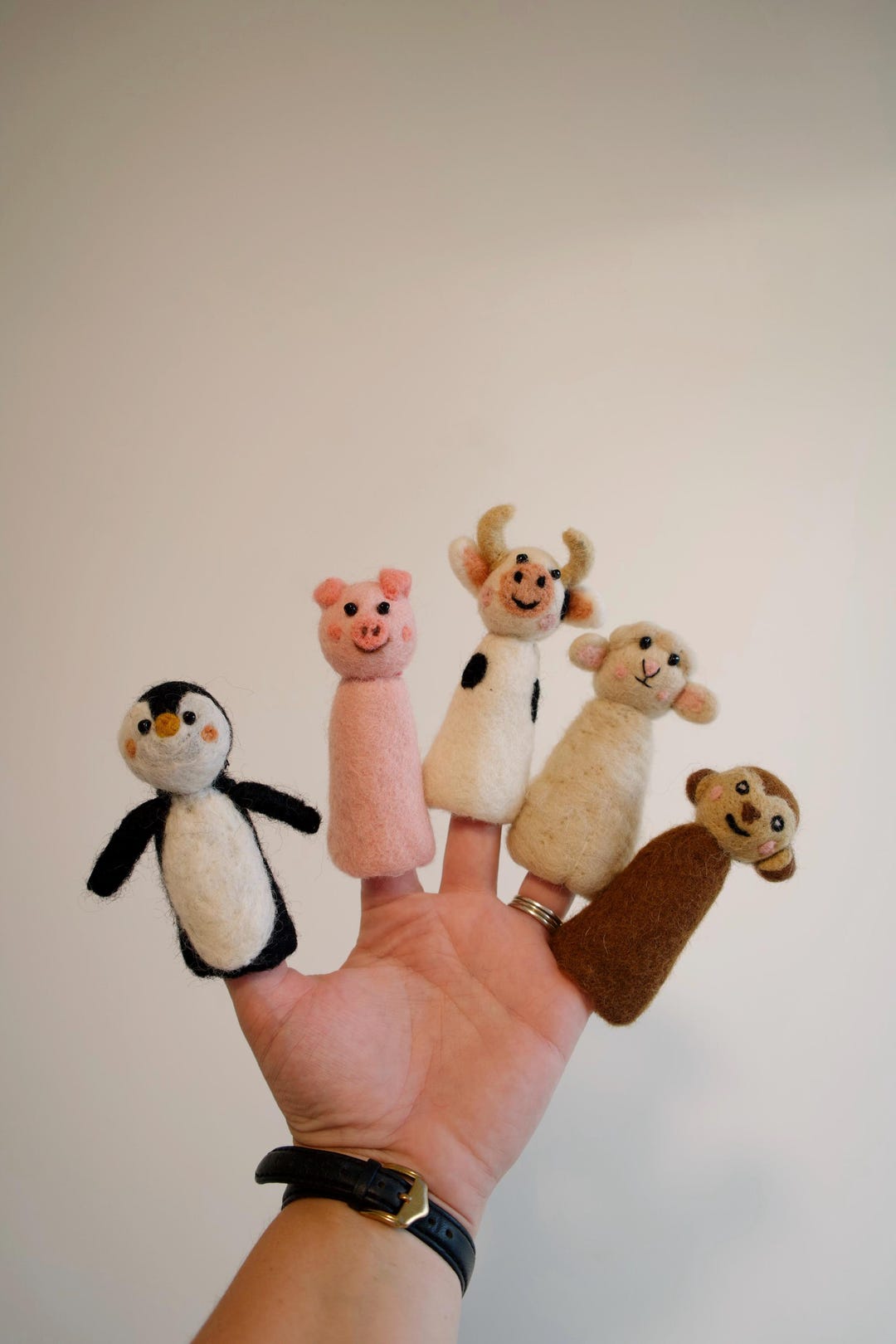 Handmade Animal Finger Puppet: Montessori Learning Toy - Etsy