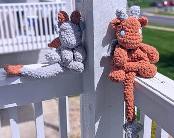 Dragon Cuddler / Snuggler - Handmade Crochet Plushy - Etsy