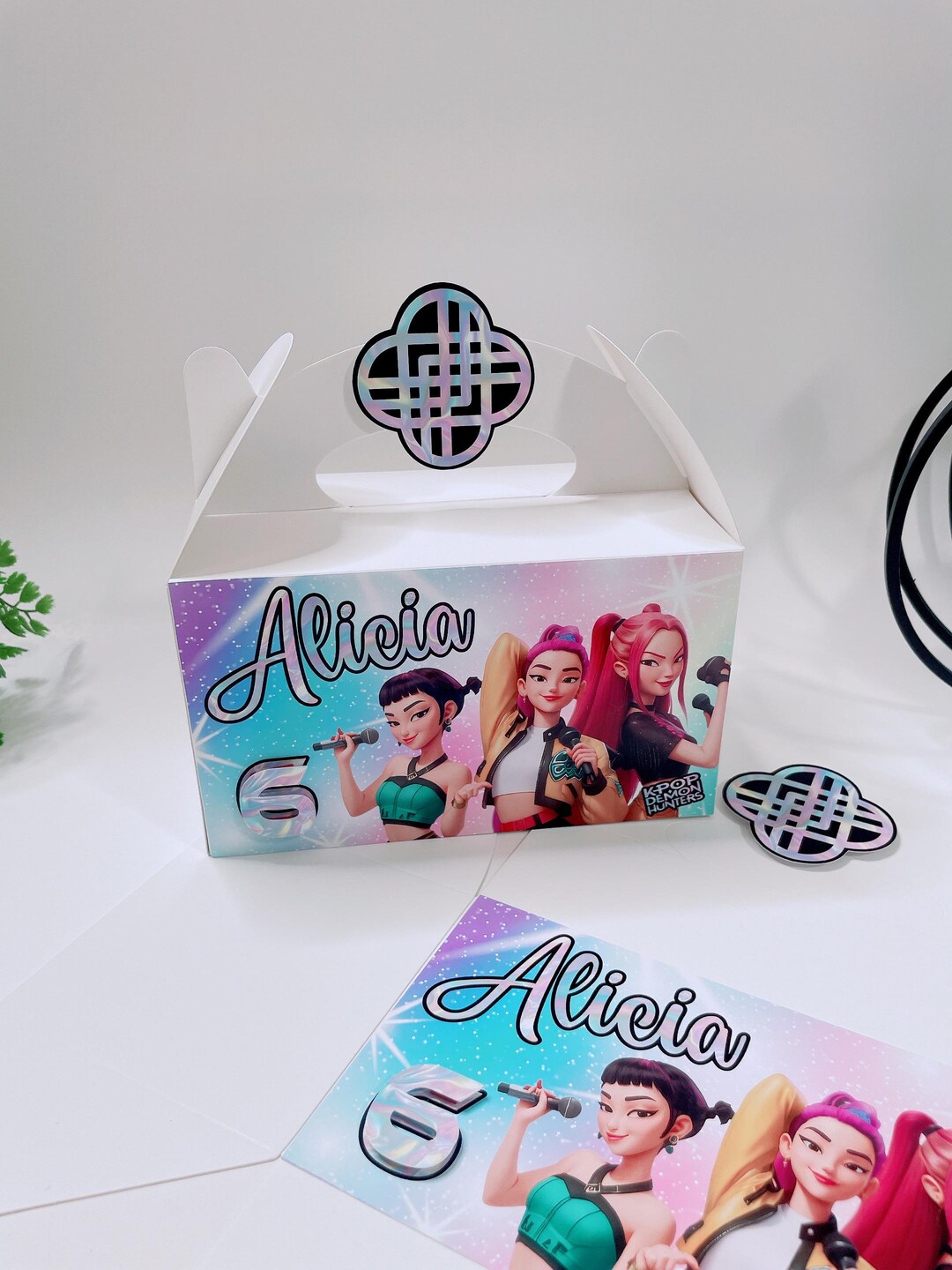 Huntrix Gift Box, Demon Hunters Birthday Party Decoration, Kpop. - Etsy ...