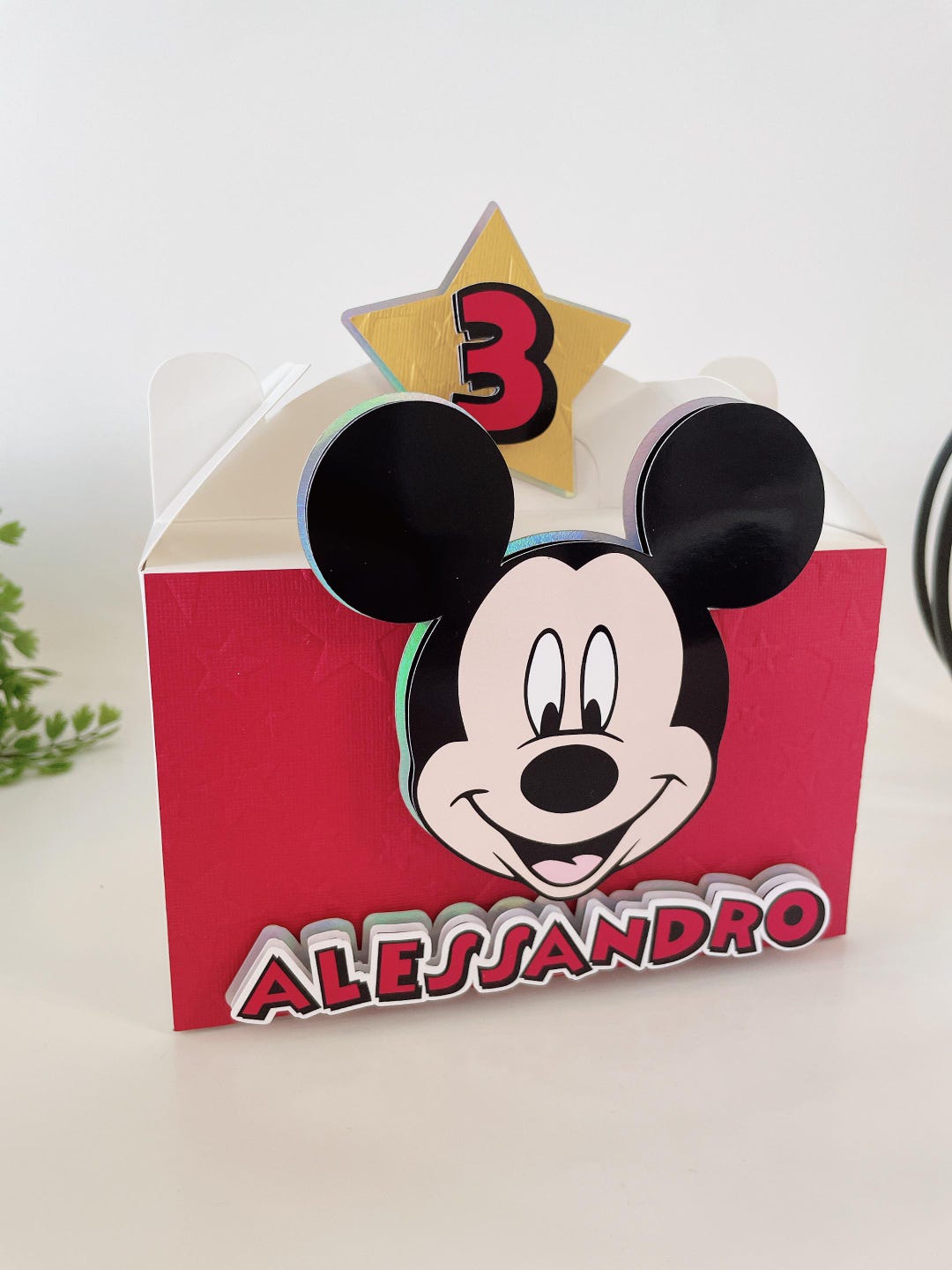 Mickey and Friends Gable Box. Mickey Gable Box, Party Favor - Etsy
