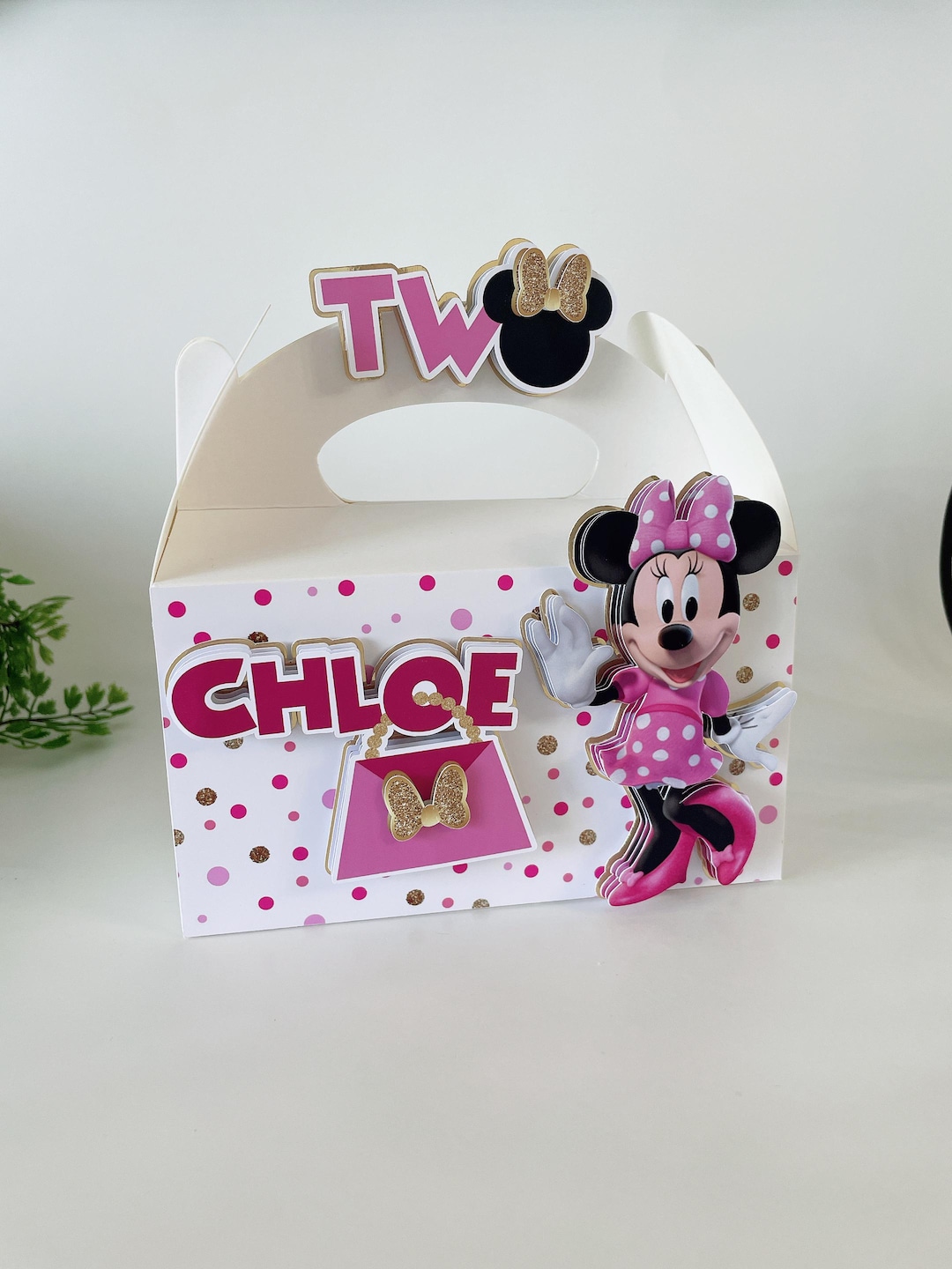 Minnie Mouse Boutique Gable Box. - Etsy