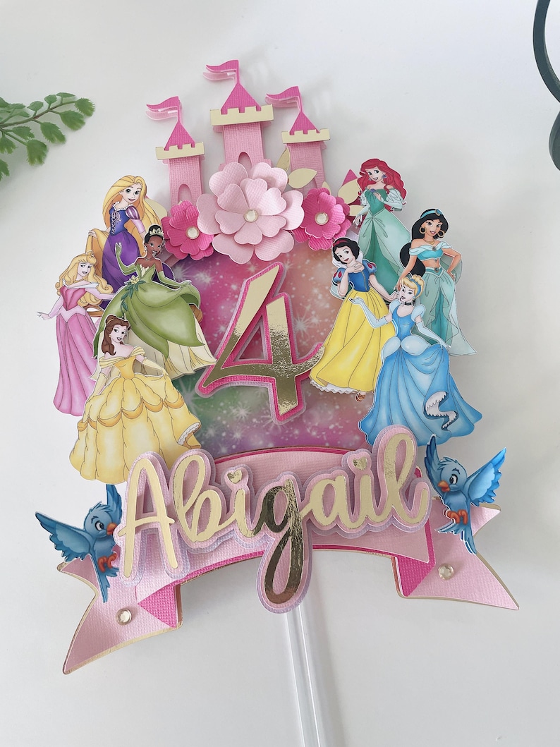 Princess Cake Topper - Etsy
