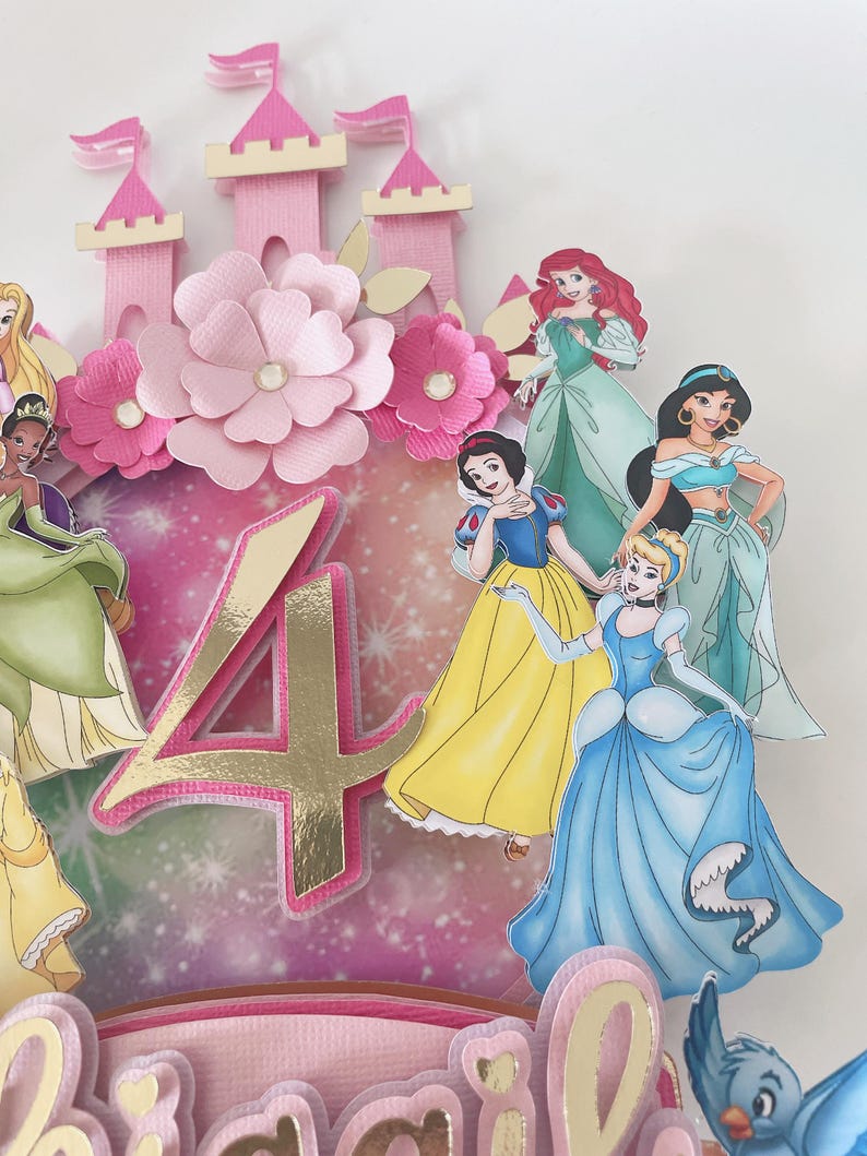 Princess Cake Topper - Etsy