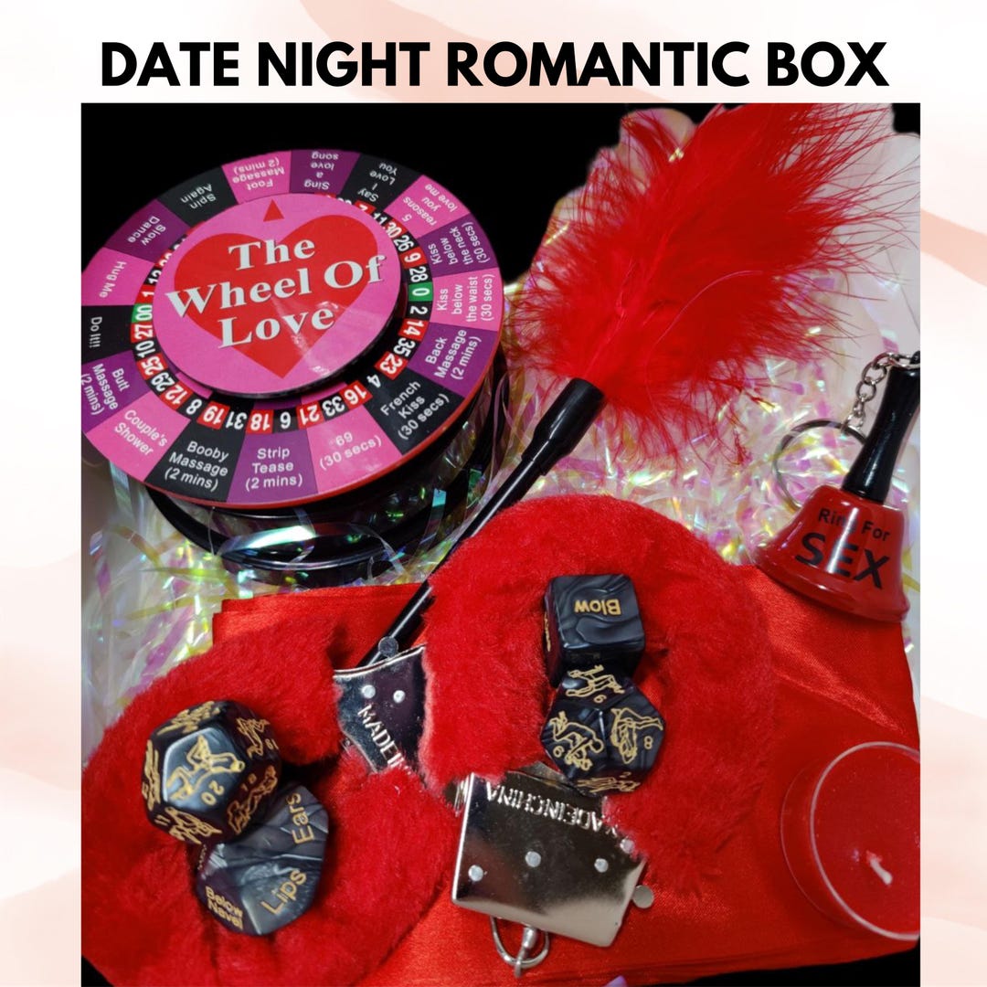 Date Night Box Pleasure Box Intimacy Box Love Box for Couple Adult Gift ...