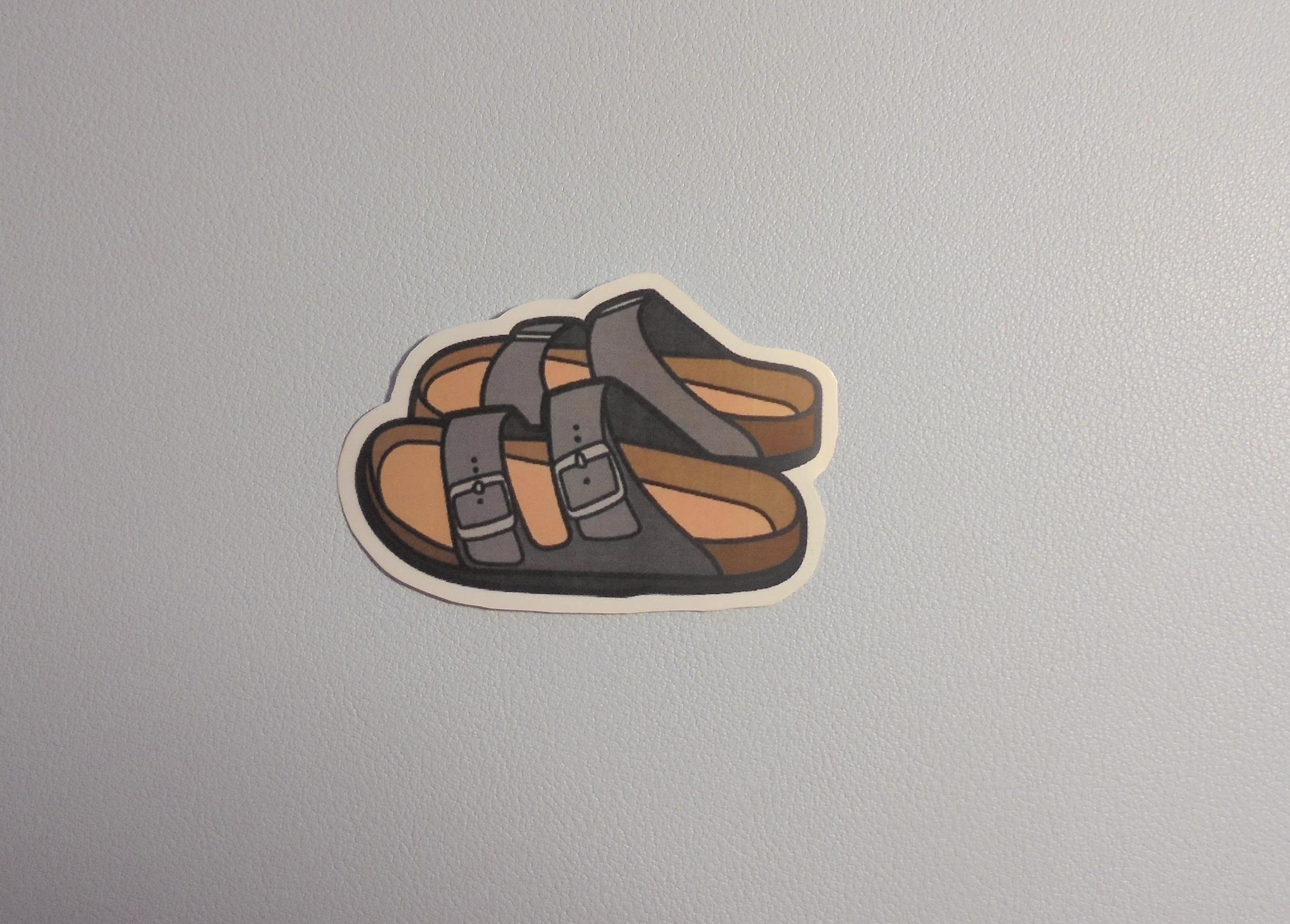 Birkenstock Shoe Sticker Decal - Etsy