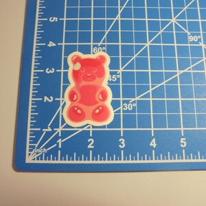 Pink Gummy Bear Sticker Decal - Etsy