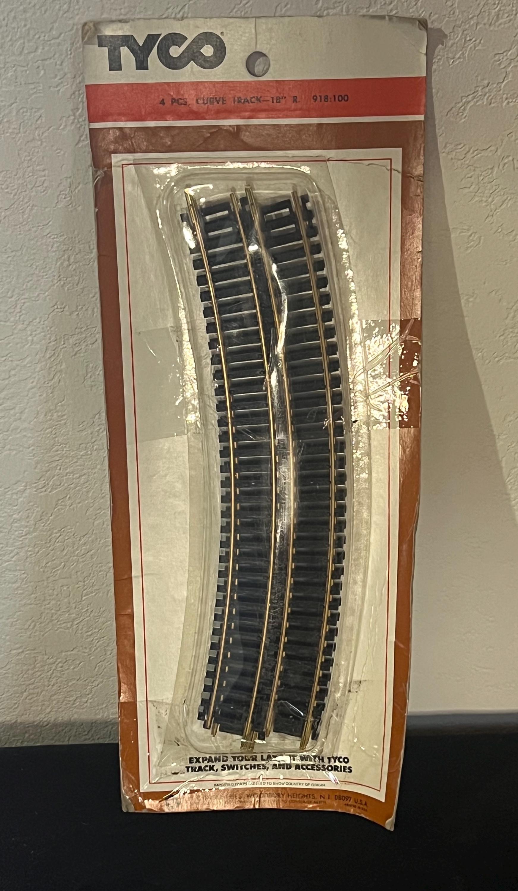 Tyco HO Scale 18" Curve Radius Track (4) No. 918 - Etsy