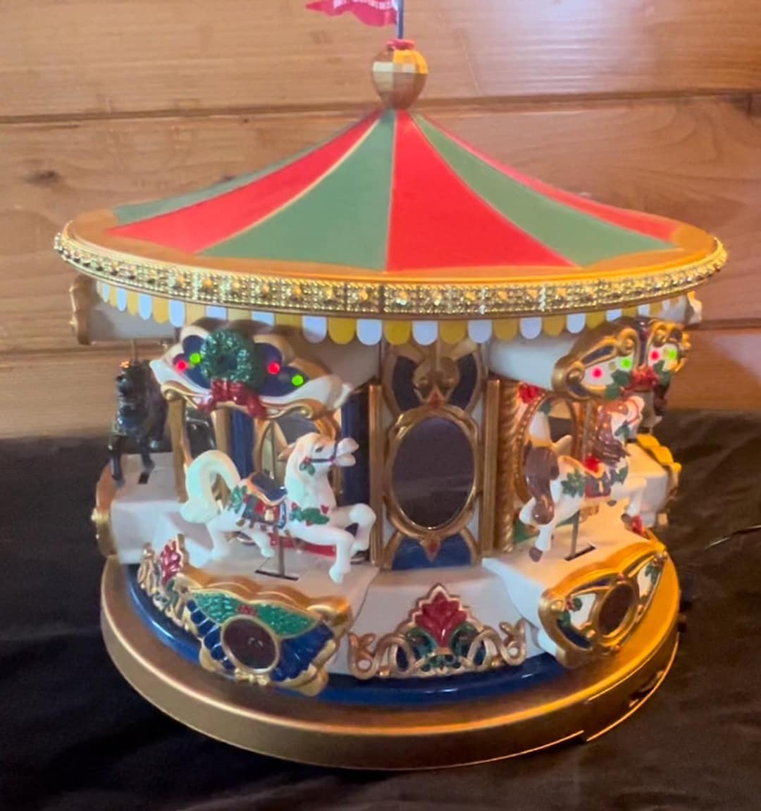 Vintage Mr. Christmas Holiday Merry-go-round - Etsy