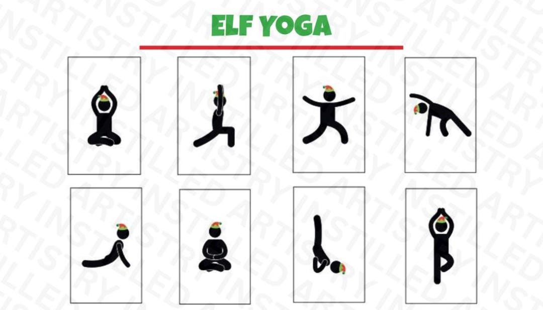Elf Activity Elf Yoga - Etsy