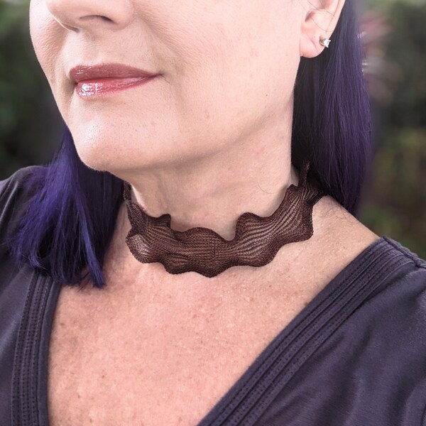 Mesh Ribbon Necklace - Etsy