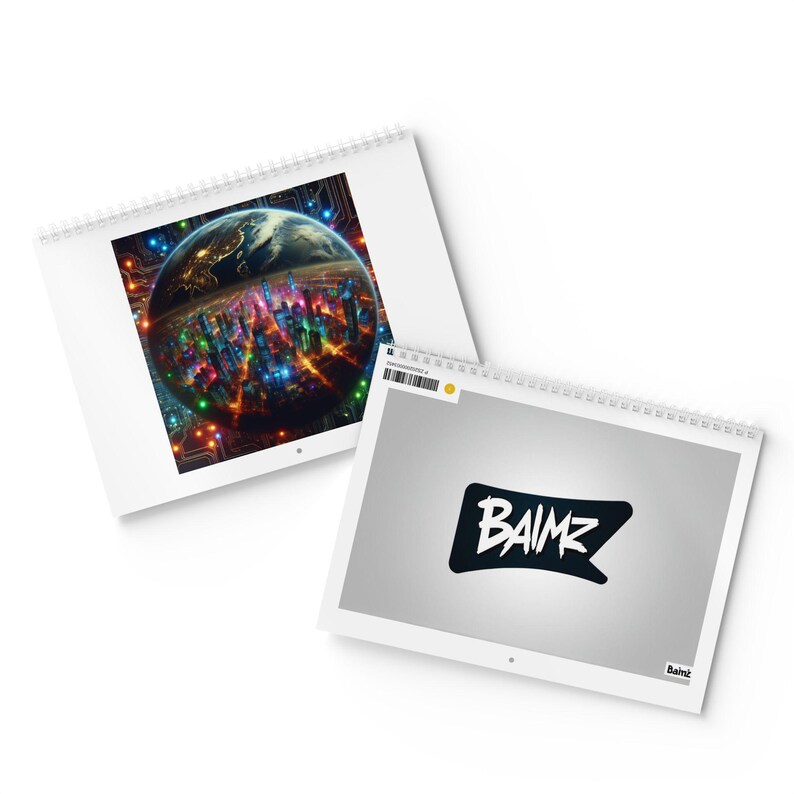 Wall Calendar, Cyberpunk Iconic Building 2025 Calendar, Unique Calendar ...