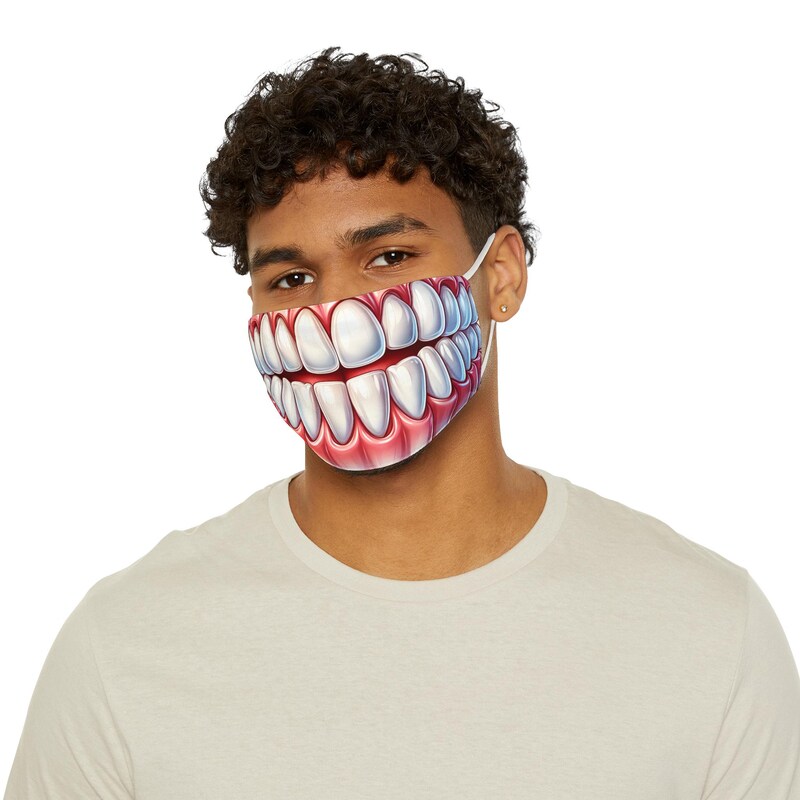 Funny Face Mask - Etsy