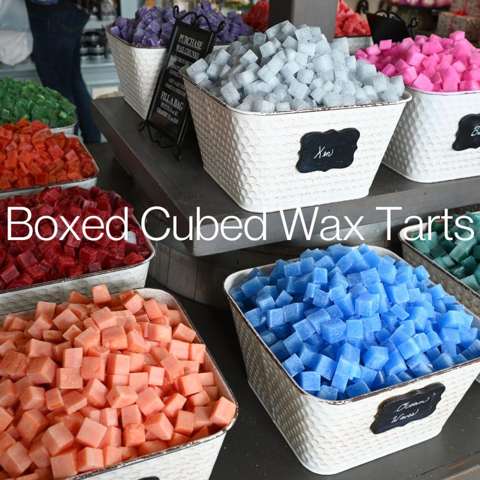 Cube Wax Tarts | Wax Melt | Strong Scented Wax | Aromatherapy | Eco ...