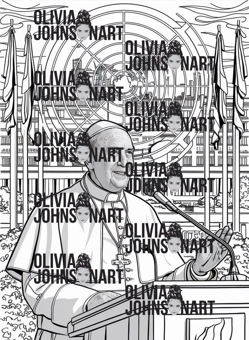 Remembering Pope Francis: A Journey of Love and Faith Coloring Book - Etsy