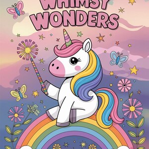 Whimsy Wonders Coloring Book - Etsy