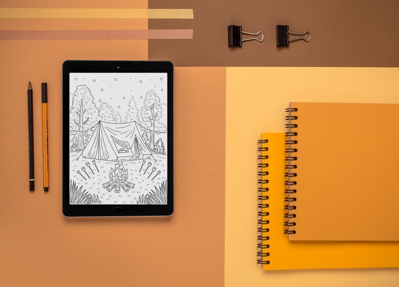 Sunny Days A Summer Adventure Coloring Book - Etsy