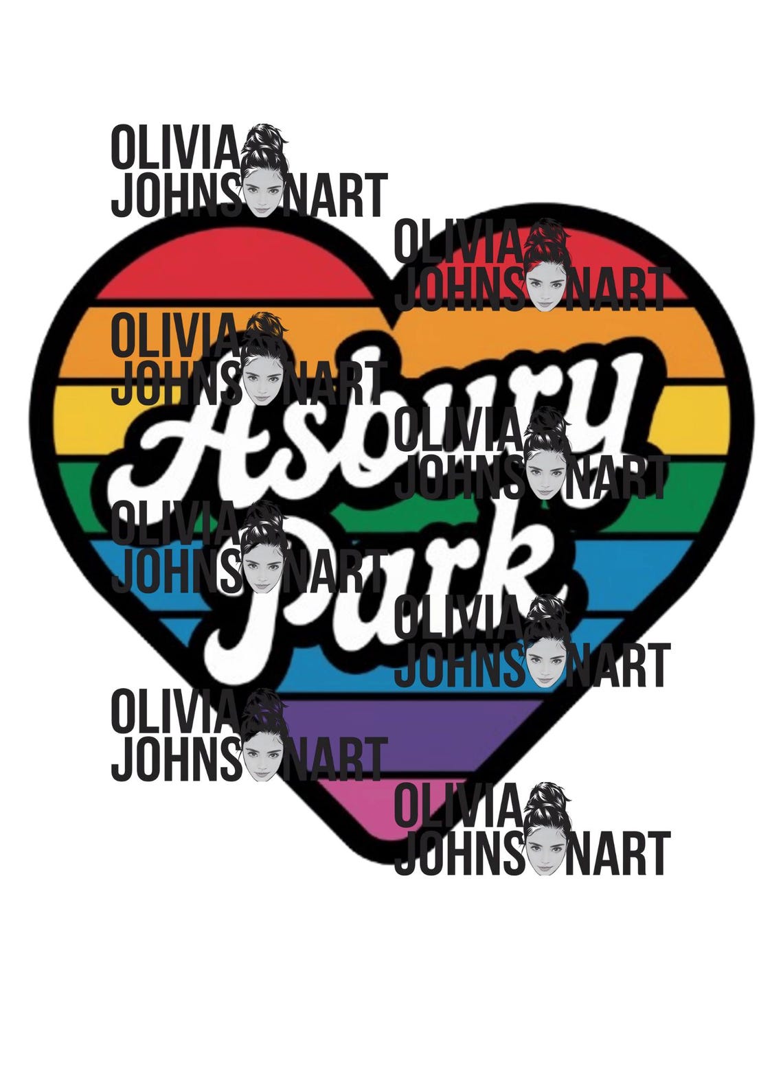 Asbury Park Pride Heart Shirt Design - Etsy