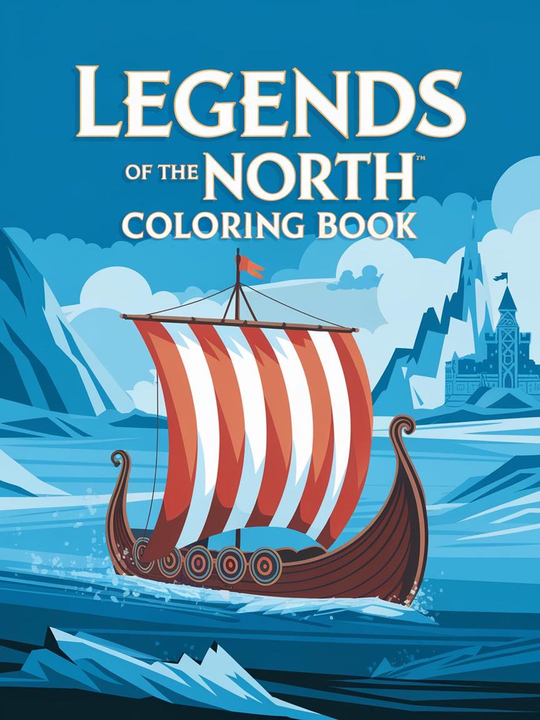 Legends of the North Coloring Book - Etsy